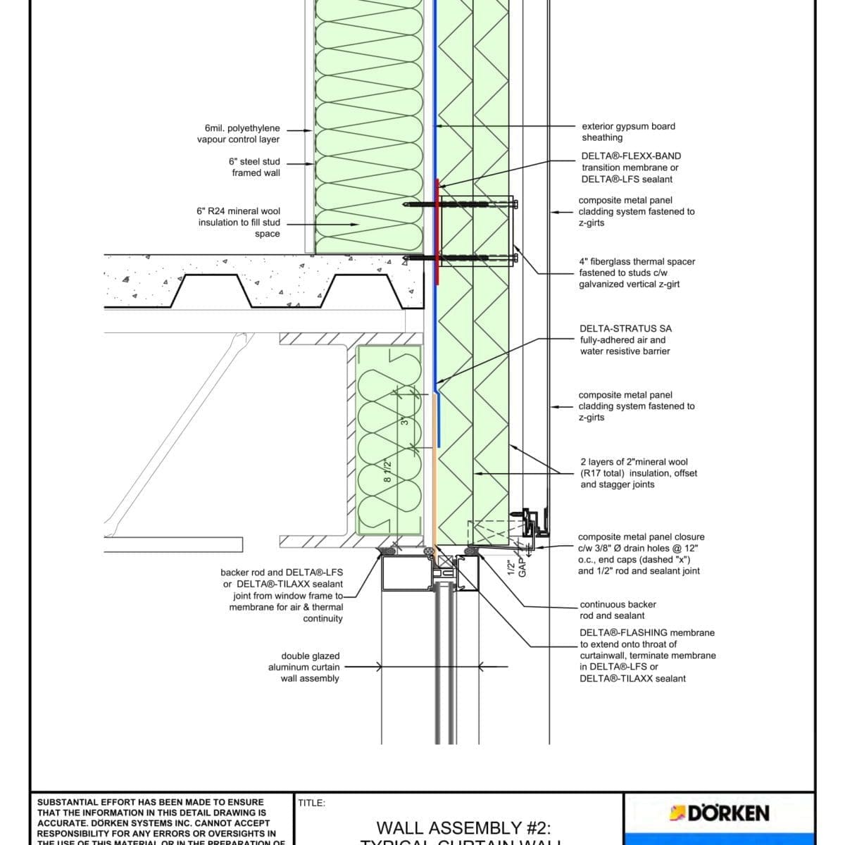 Delta® Stratus SA Wall Assembly - Light Cladding, Steel Frame, More ...