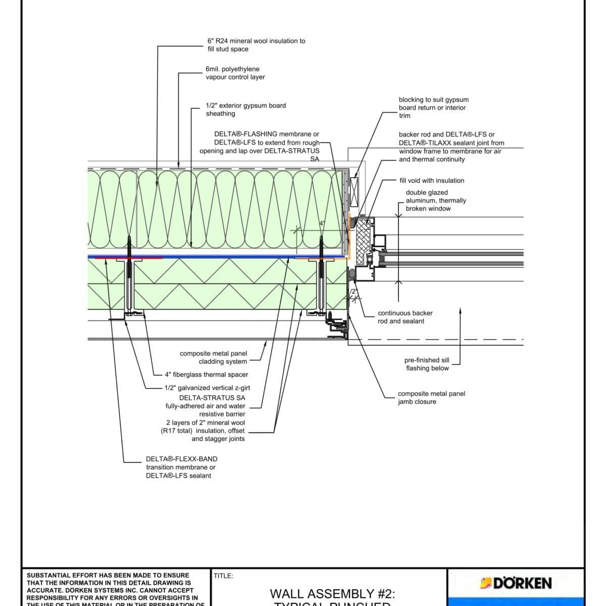 Delta® Stratus SA Wall Assembly - Light Cladding, Steel Frame, More ...