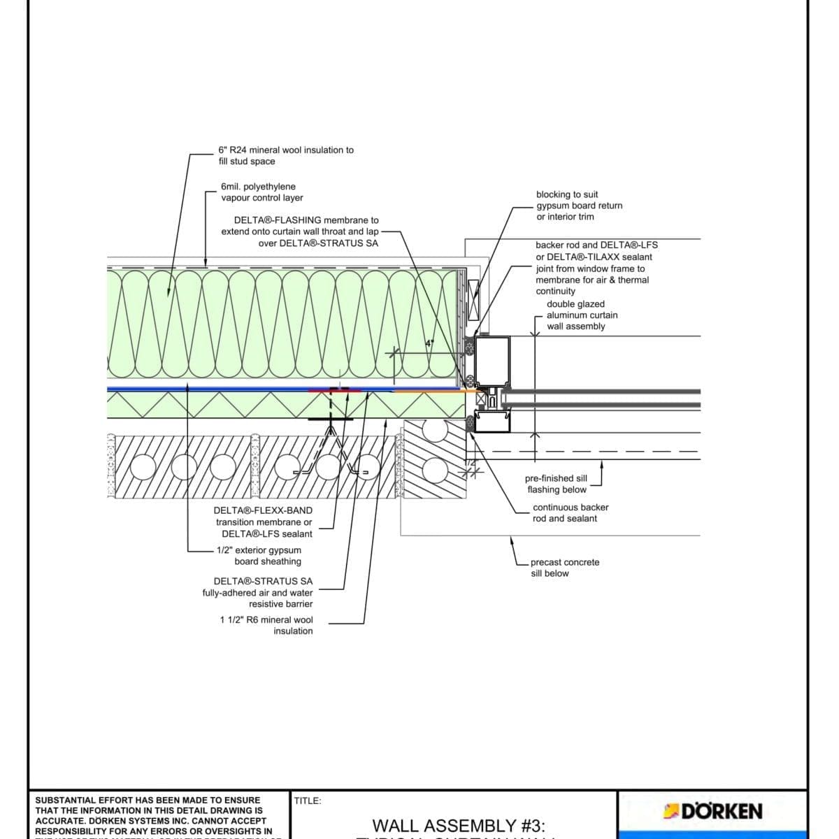 Delta® Stratus SA Wall Assembly - Heavy Cladding, Steel Frame, Less ...