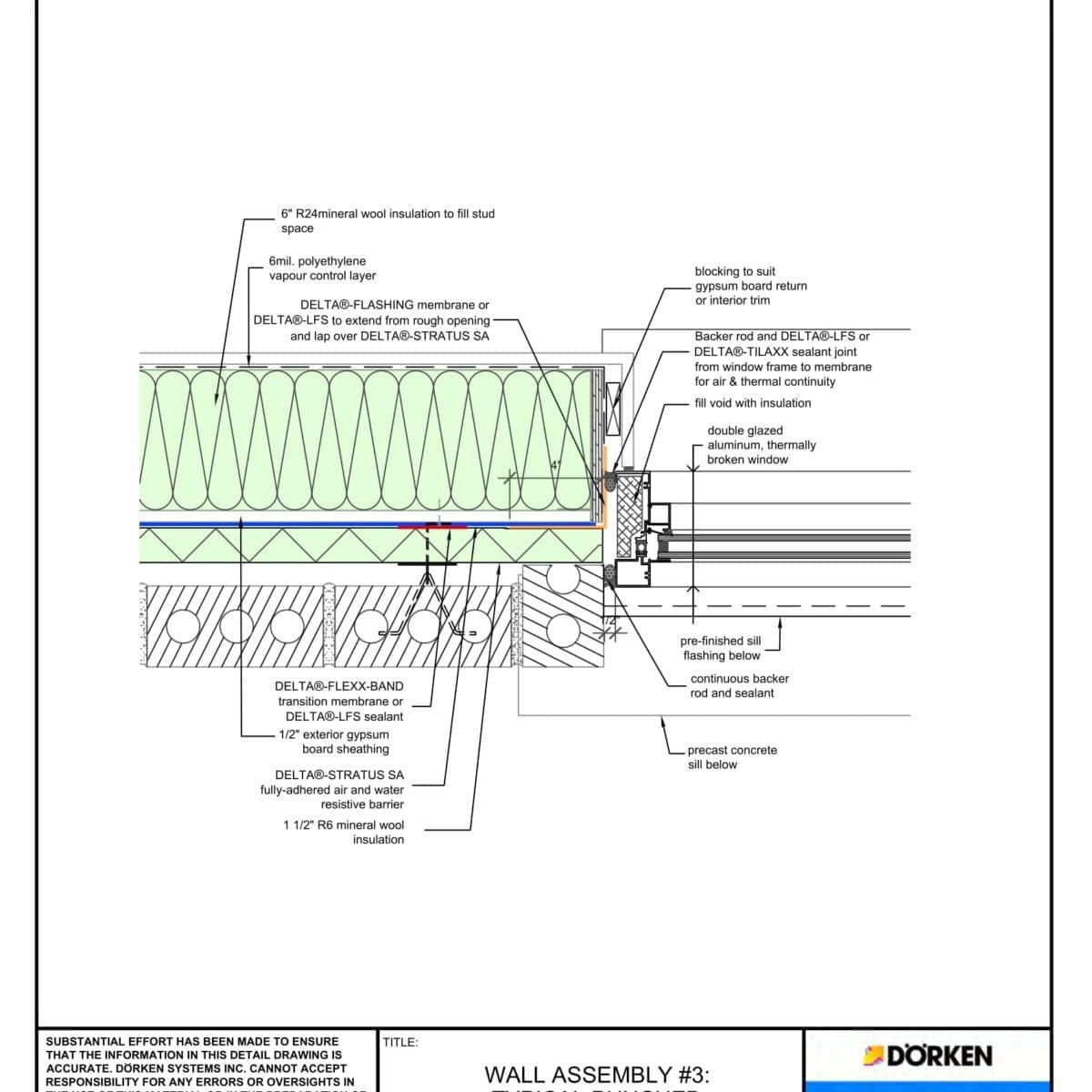Delta® Stratus SA Wall Assembly - Heavy Cladding, Steel Frame, Less ...