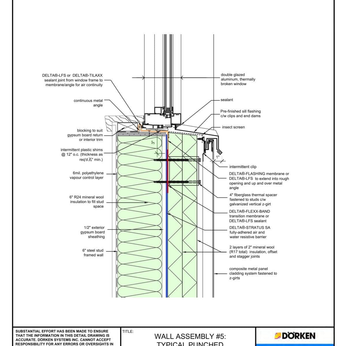 Delta® Stratus SA Wall Assembly — Light Cladding, Concrete Frame, More ...