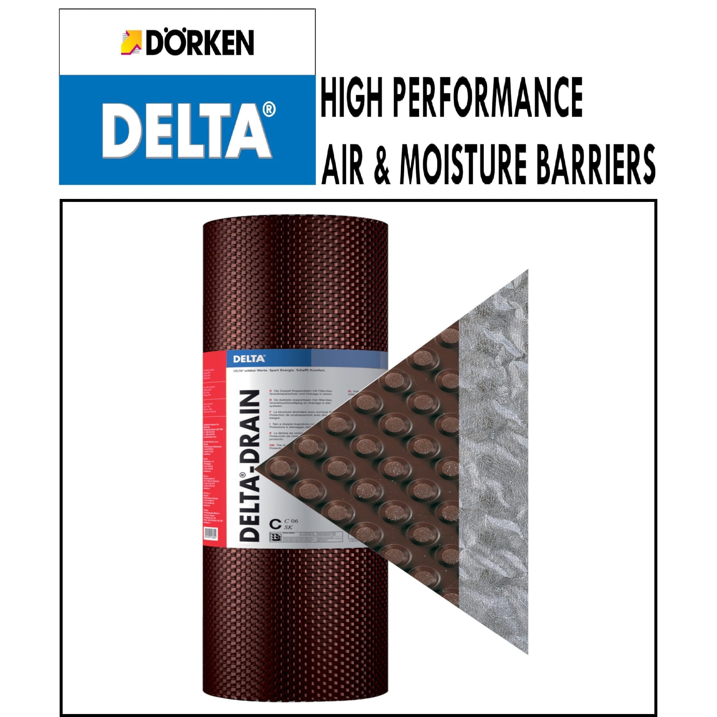 Delta® Drain -Vertical / Horizontal Overlaps – Source 2050
